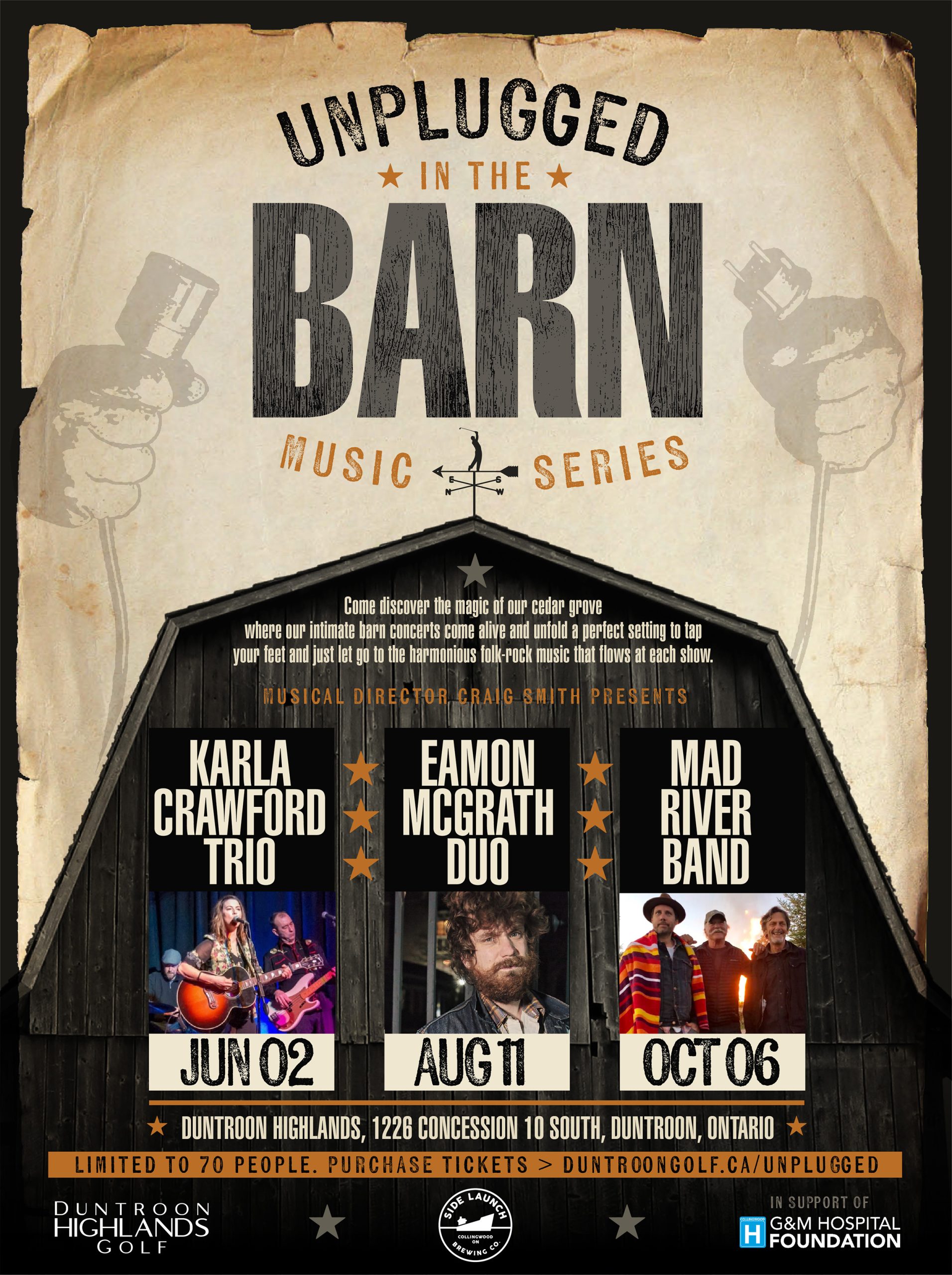 Unplugged in the Barn: Eamon McGrath – CGMHF